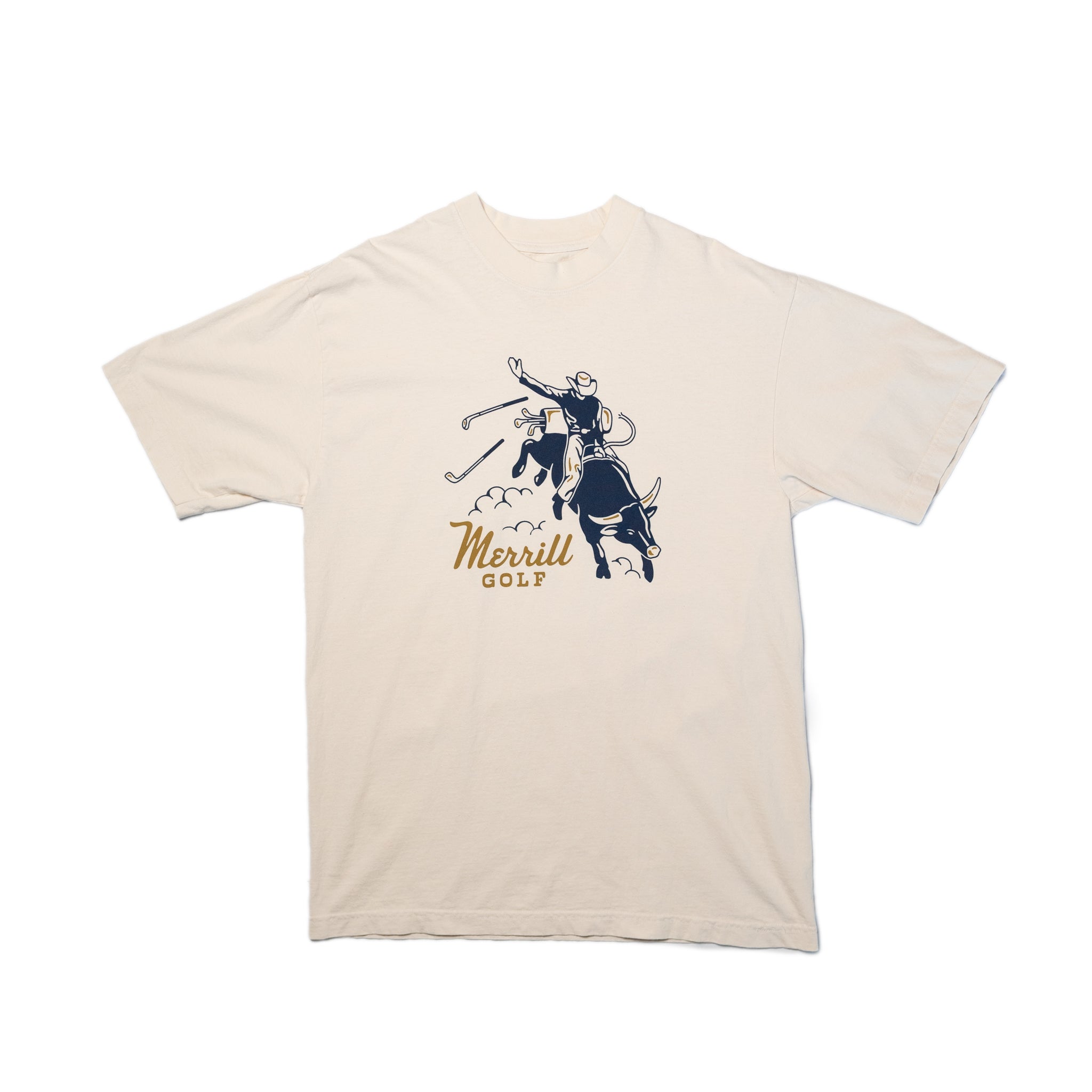 Rodeo Tee (Cream) – Merrill Golf